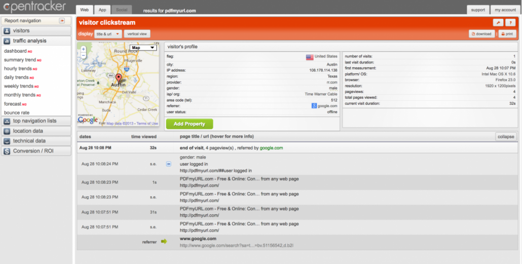 Online Privacy Issues - Opentracker